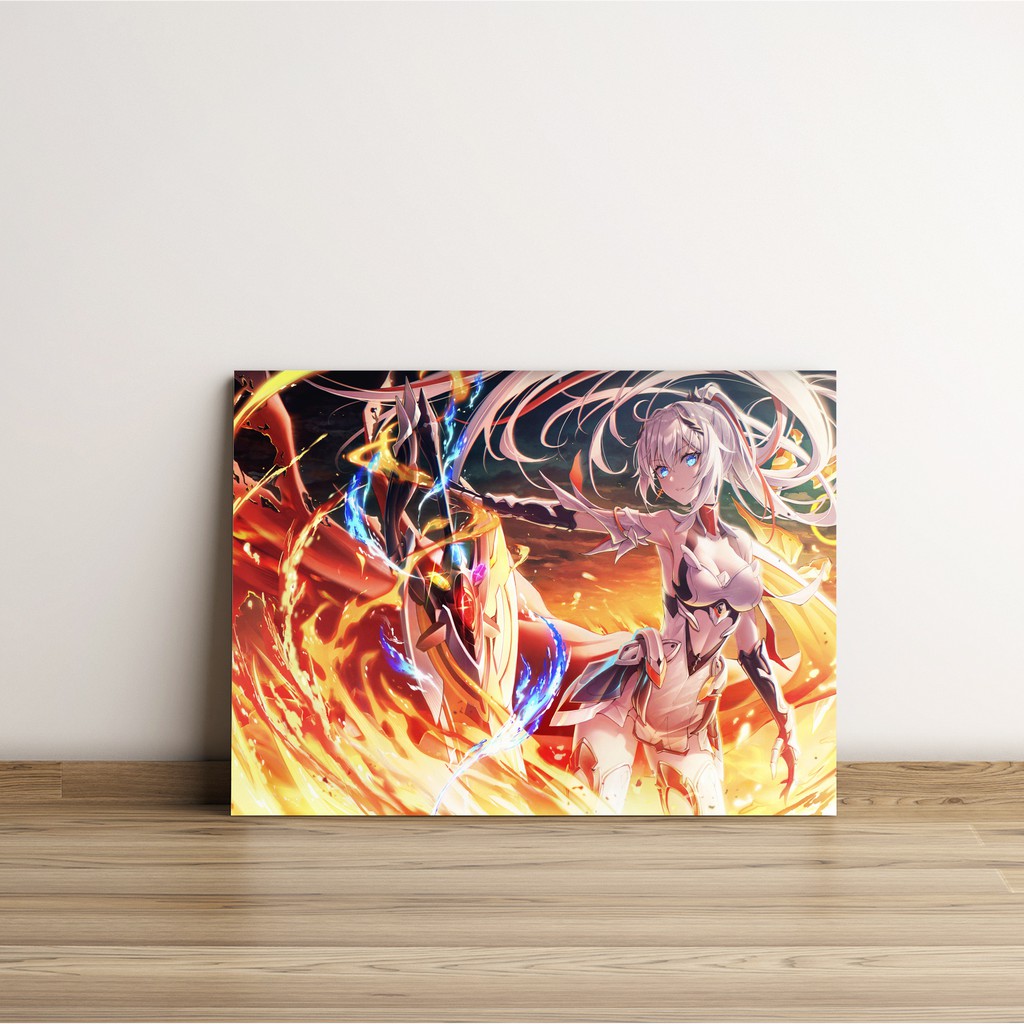 Placa decorativa Honkai Impact #05 | Quadro decorativo em MDF | Honkai ...