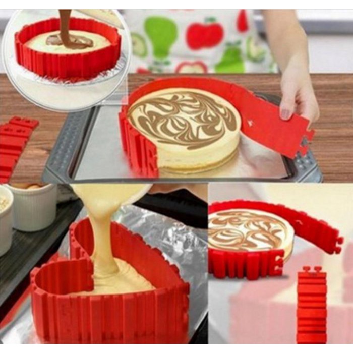 Molde Forma De Silicone Bake Snake Ajustavel Moldavel | Shopee Brasil
