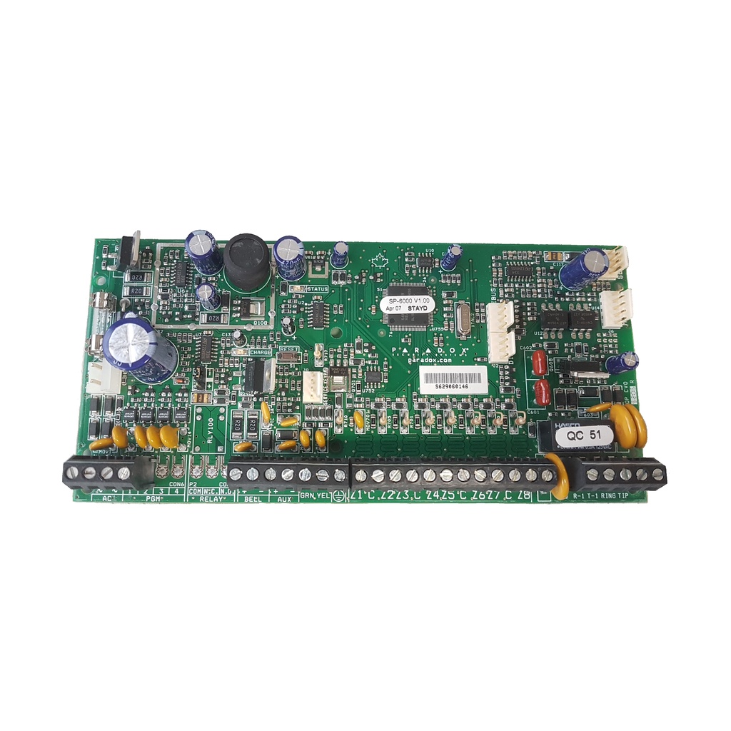 CENTRAL ALARME PARADOX SP6000 16 ZONAS DUPLA | Shopee Brasil