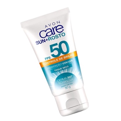 AVon Protetor Solar Care Sun+ ROSTO Toque Seco FPS 50 Avon - 40g | Shopee Brasil