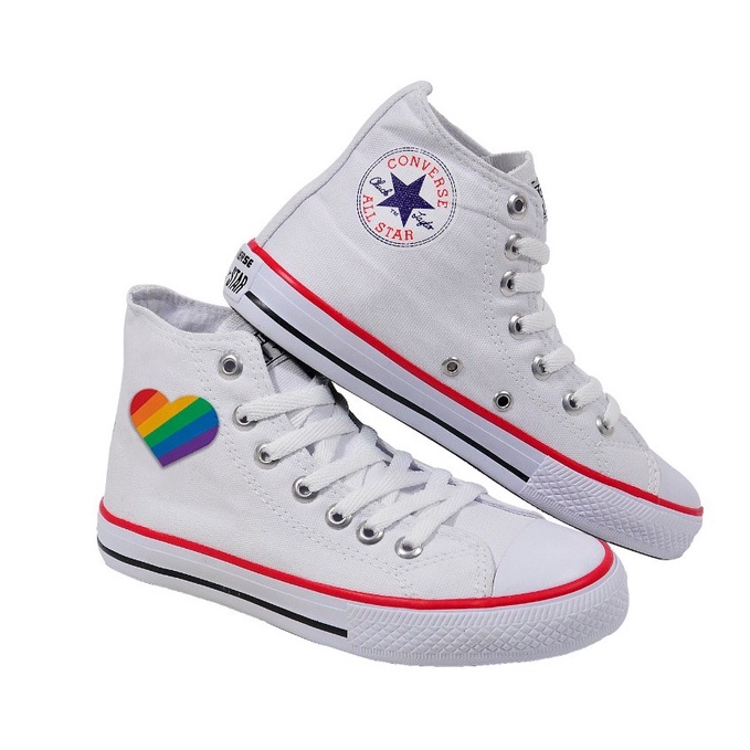 Tenis Lgbt Orgulho Cano Alto All Star Super Promoção | Shopee Brasil