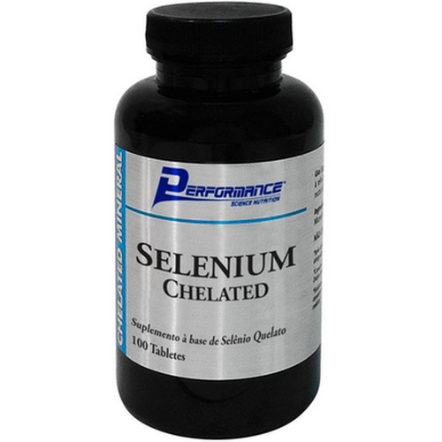 Selenium Chelated 100 Tabletes - Performance Nutrition Validade 01/2024 ...