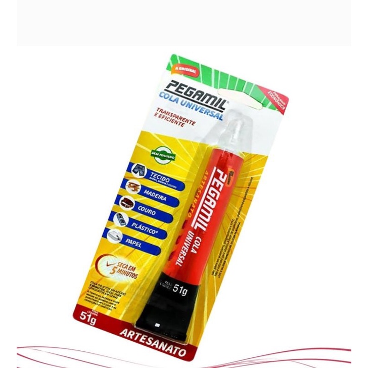 Cola Pegamil 51gr - Cola Universal | Shopee Brasil