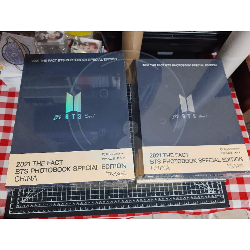 BTS THE FACT PHOTOBOOK SPECIAL EDITION 2021 Lacrado | Shopee Brasil