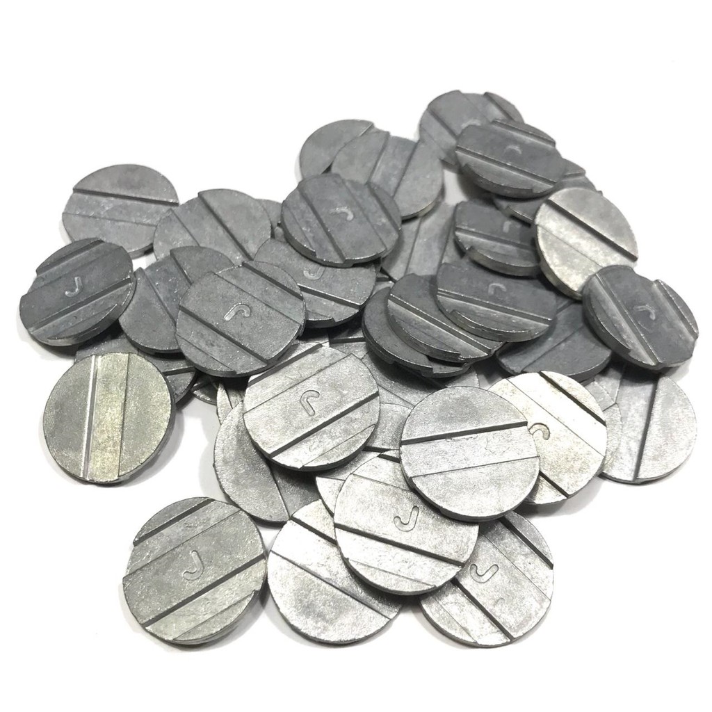 100 Fichas de Mesa de Bilhar / Sinuca / Snooker Pebolim Formosa ou ...