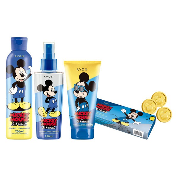 Mickey Mouse & Friends - Avon À ESCOLHER, Colônia, Gel Cabelos ou ...