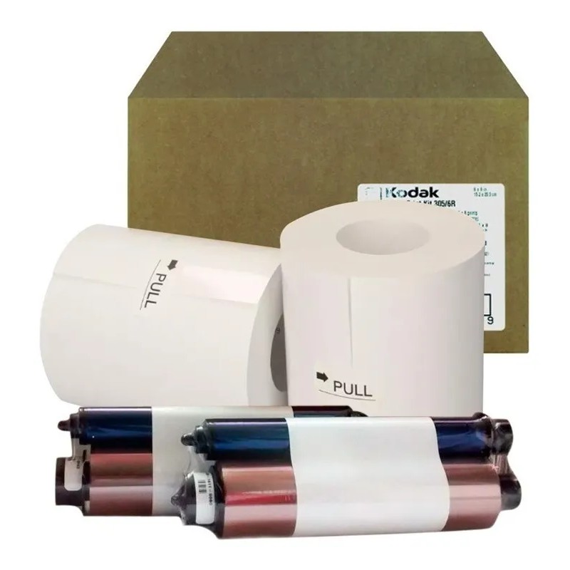 Papel Fotografico E Ribbon Impressora Kodak 305 - 640 10x15 | Shopee Brasil