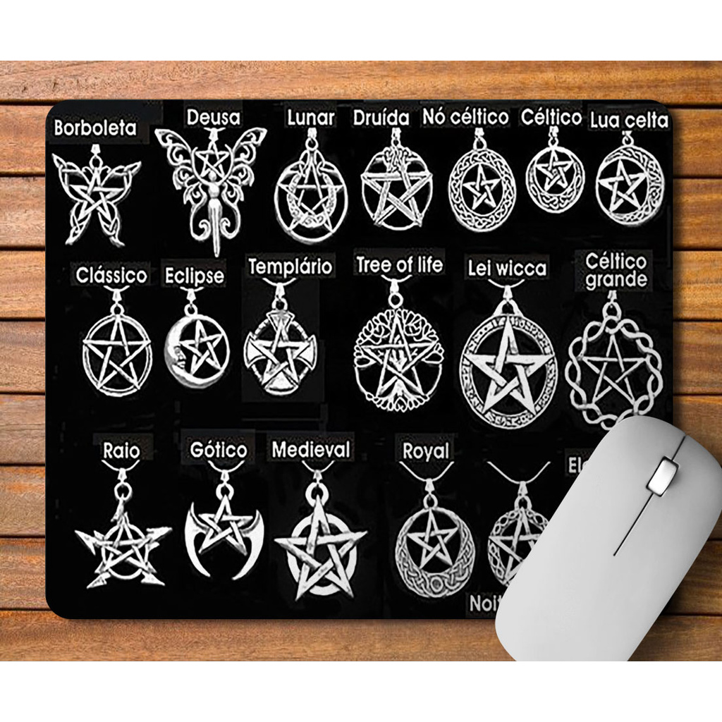 MOUSE PAD SUPERNATURAL SERIE - SIMBOLOS E TRIBOS | Shopee Brasil