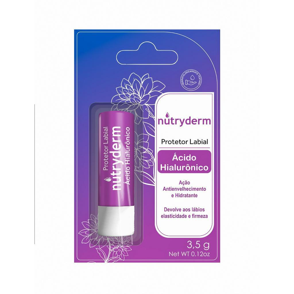 Protetor Labial Nutryderm FPS 15 Acido Hialuronico | Shopee Brasil