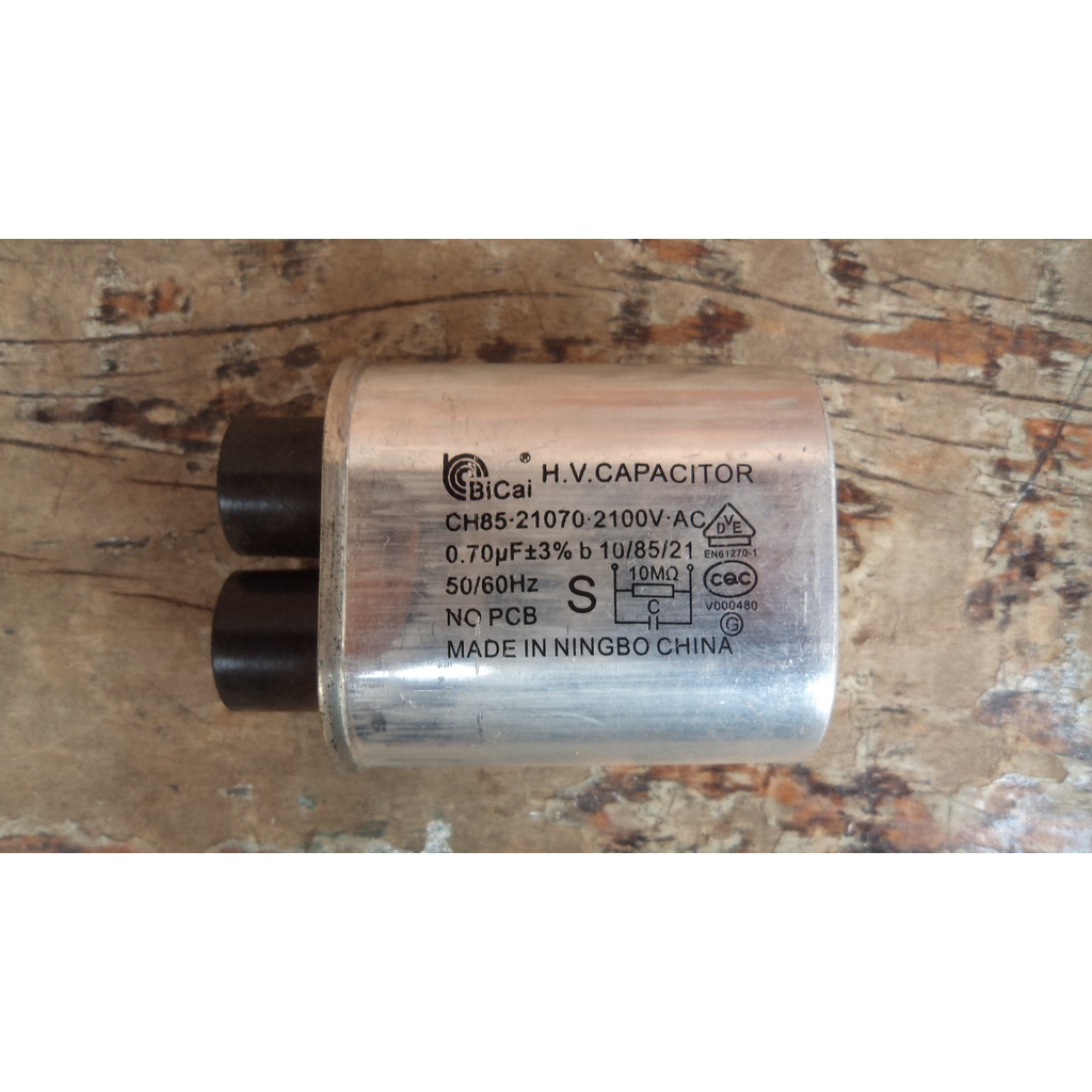 Capacitor Microondas Ch85 21070 2100v ac | Shopee Brasil