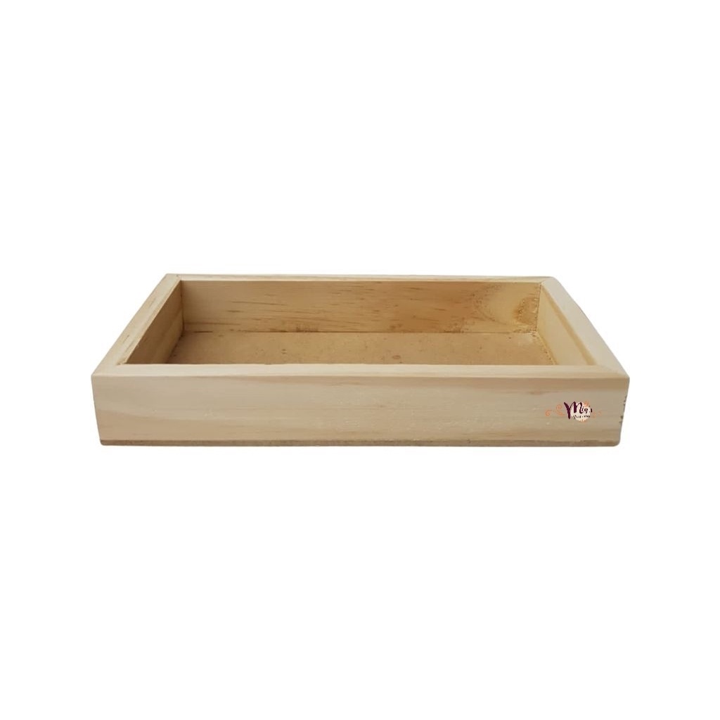 Mini Bandeja Retangular Em Madeira Pinus - Ra25 | Shopee Brasil