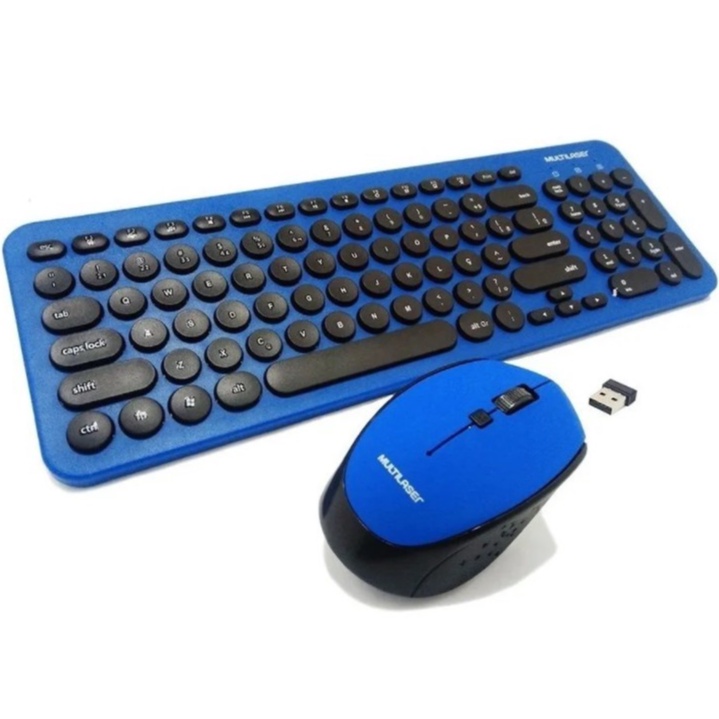 Kit Teclado e Mouse Multilaser TC233 Sem Fio Wireless 2.4ghz Teclas ...