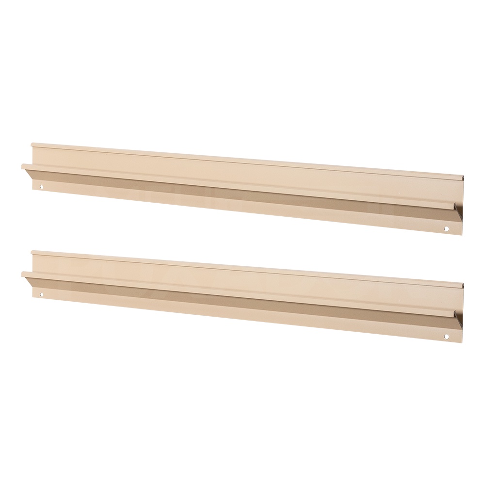 2 Pc Puxadores Cava Concha Slim Armario Gaveta Embutir 384mm | Shopee ...