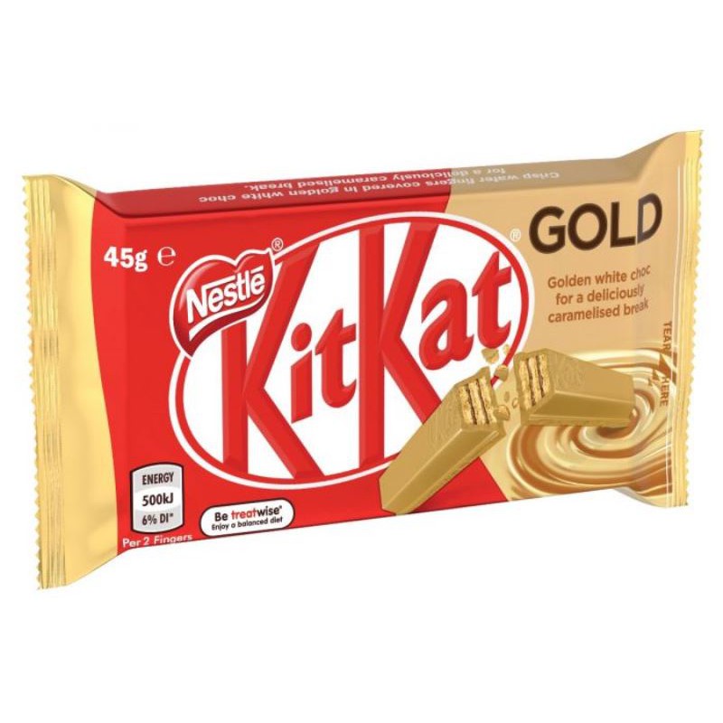Chocolate Kit Kat Gold 41,5g | Shopee Brasil