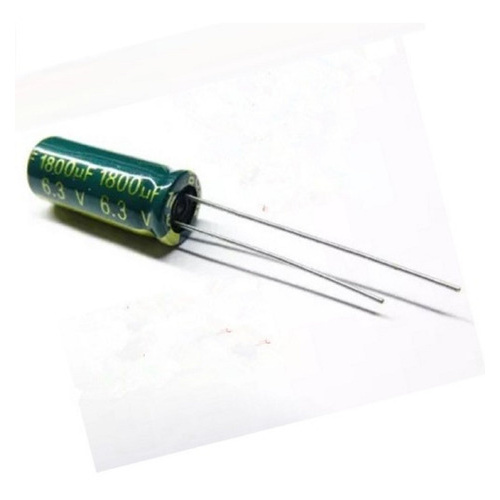 Capacitor Eletrolítico 1800uf X 6,3v Kit 05 Peças Placa Mae | Shopee Brasil