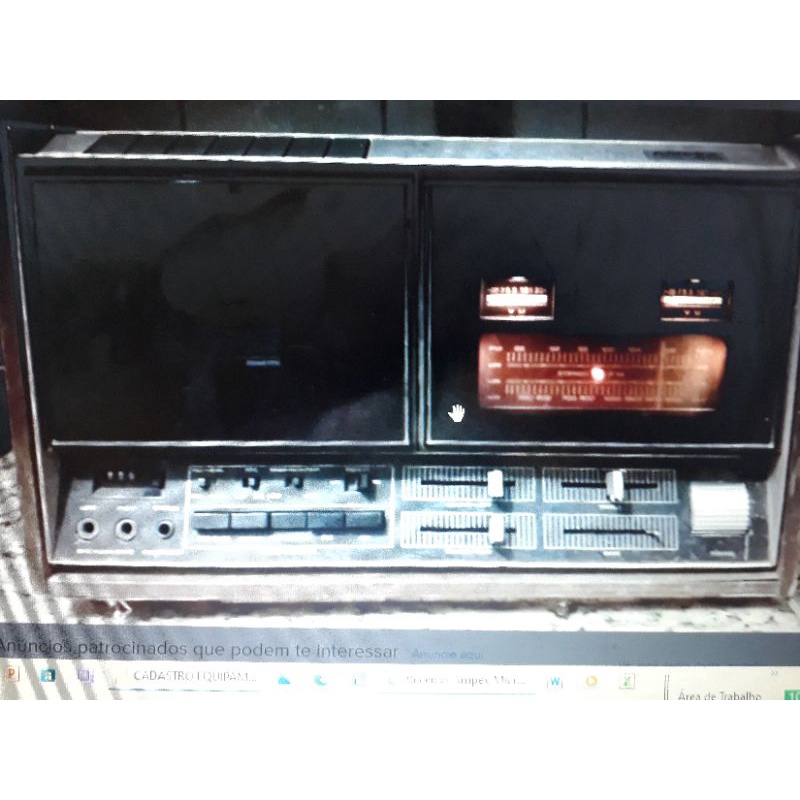Receiver Ampex Micro 87r Receiver Com Tape No Estado Leia Descrição ...