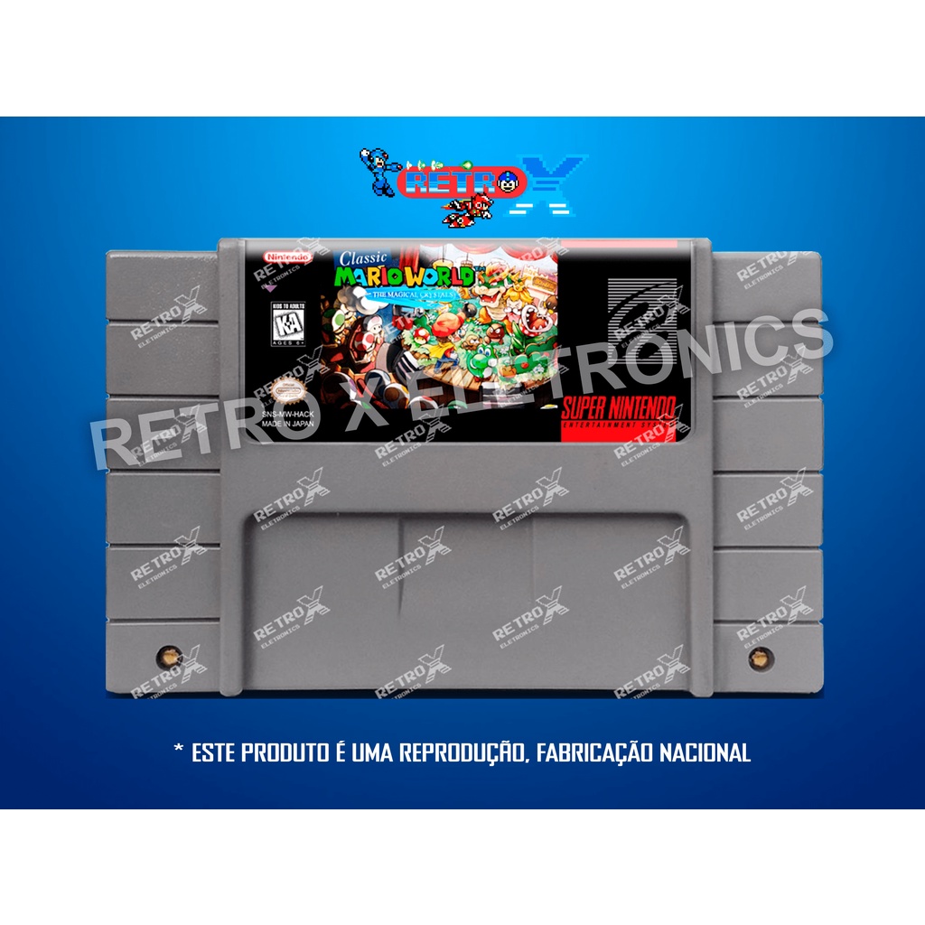 CLASSIC MARIO WORLD 1 - DUPLO IDIOMA | Shopee Brasil