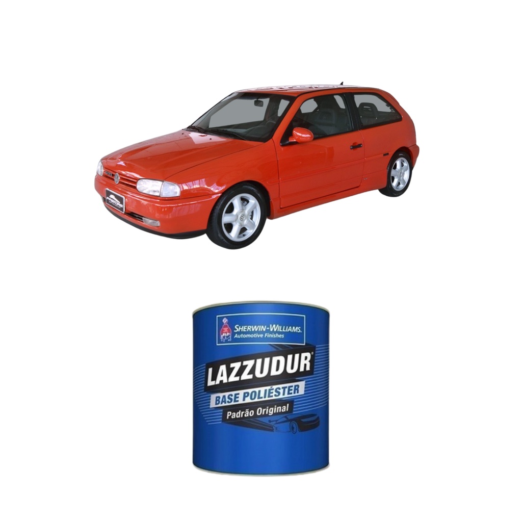 Tinta Poliester Vermelho Flash Lisa lp3g Vw 3600ml | Shopee Brasil