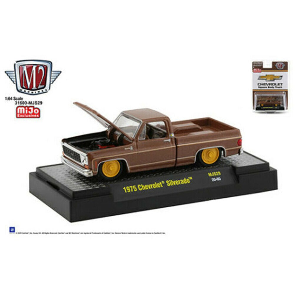M2 Machines Chevy Silverado 1975 "The Brown Bagger" Square Body Truck 1 ...