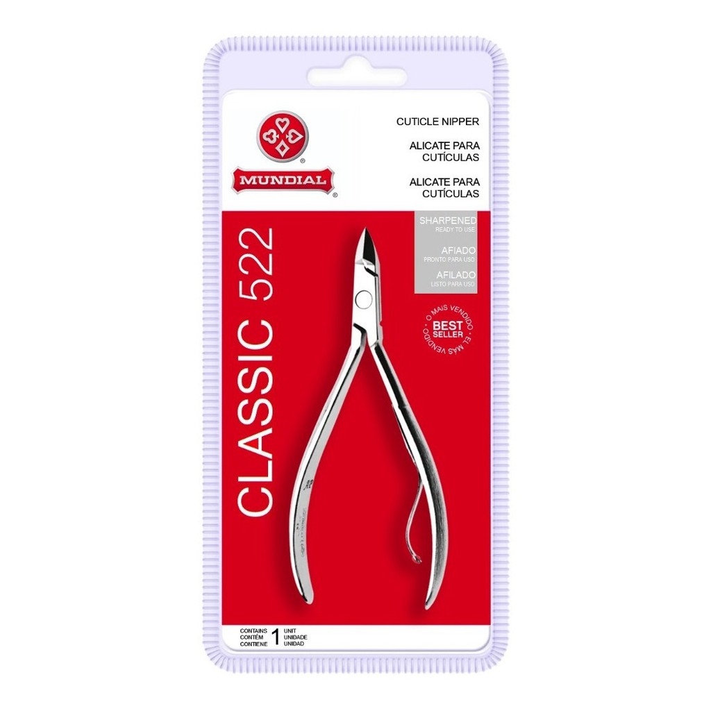 Mundial Alicate de Cutículas 522 Classic | Shopee Brasil