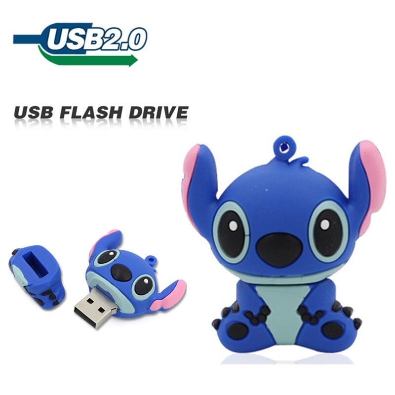 Pendrive 64gb Criativo de Desenho Animado Stitch USB 2.0 Flash Drive ...