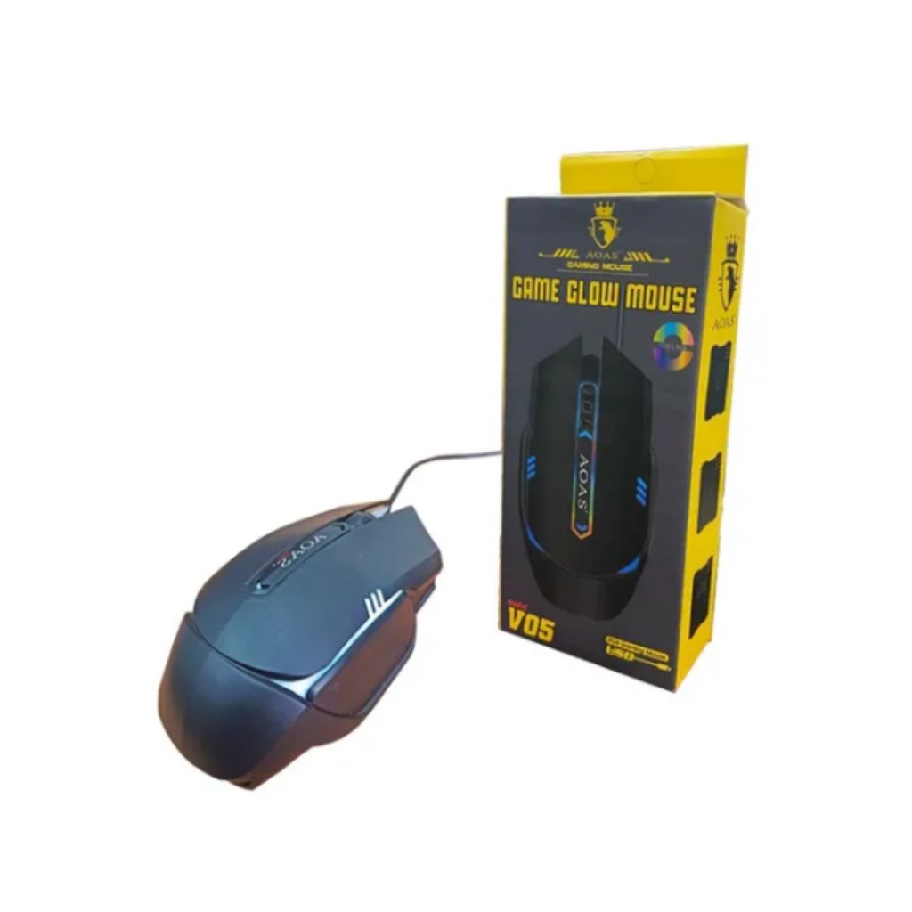 MOUSE GAMER AOAS MODELO V05 COM FIO | Shopee Brasil