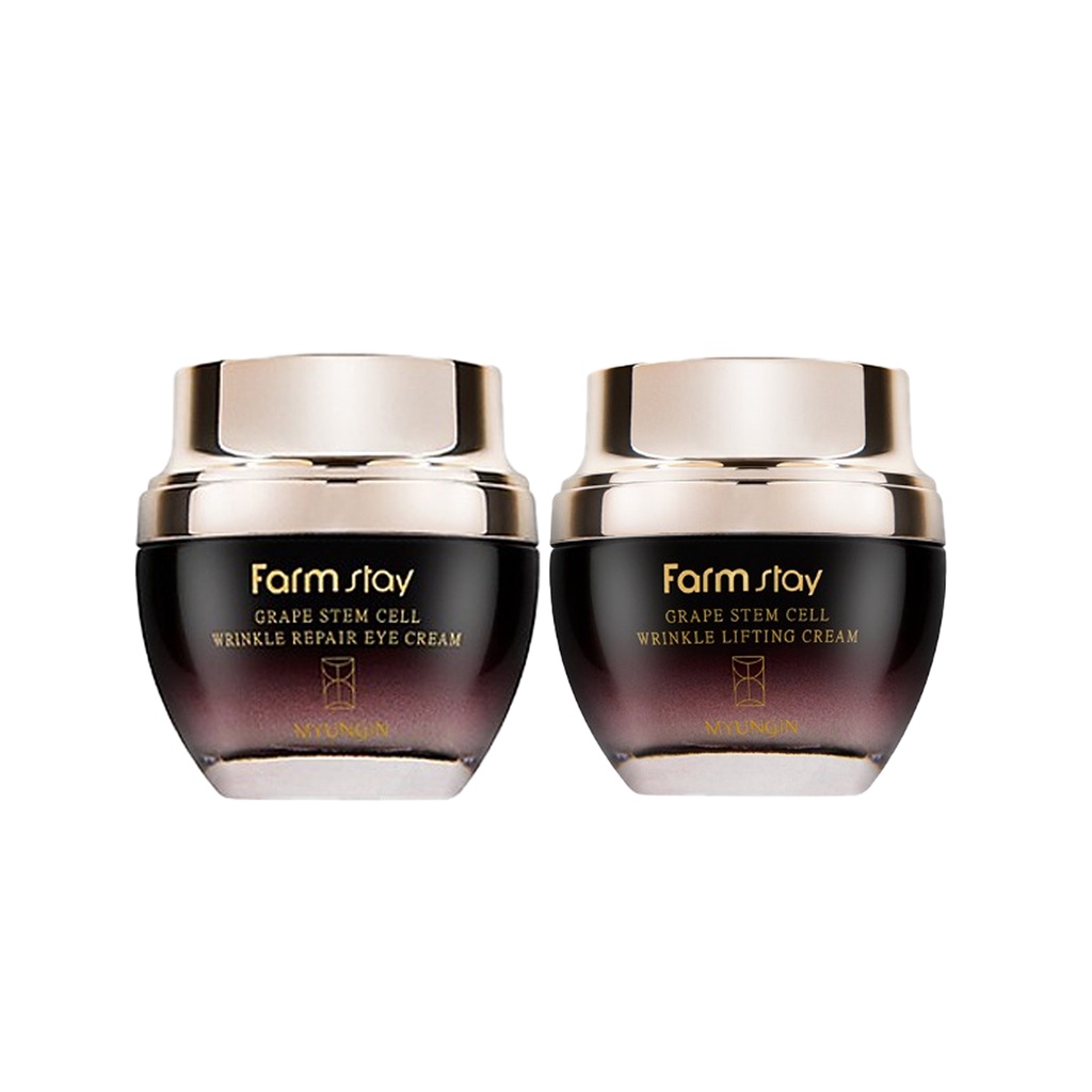 farmstay grape stem cell wrinkle cream 50ml | Shopee Brasil