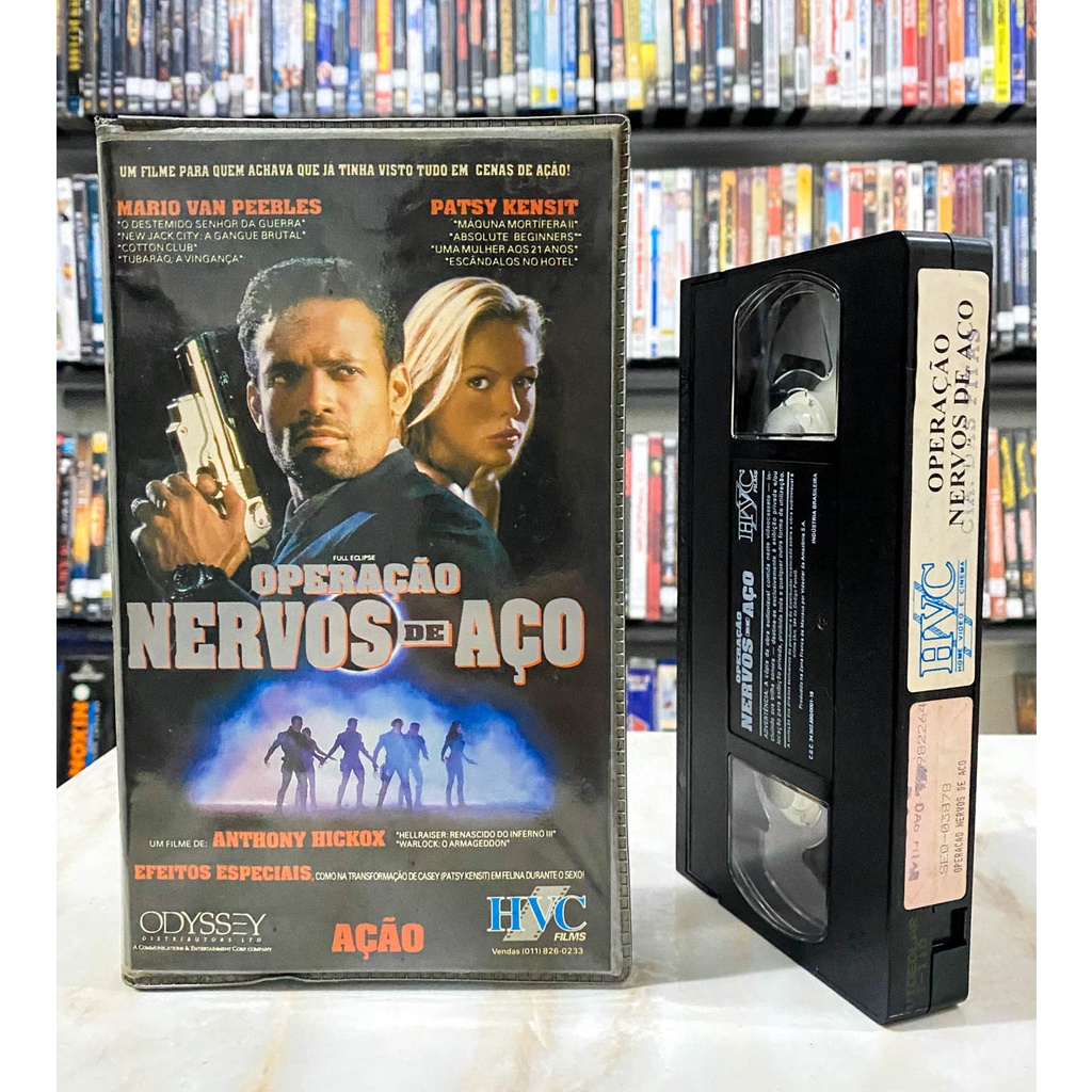 Vhs Operação Nervos De Aço Legendado Original Mario Van Peebles