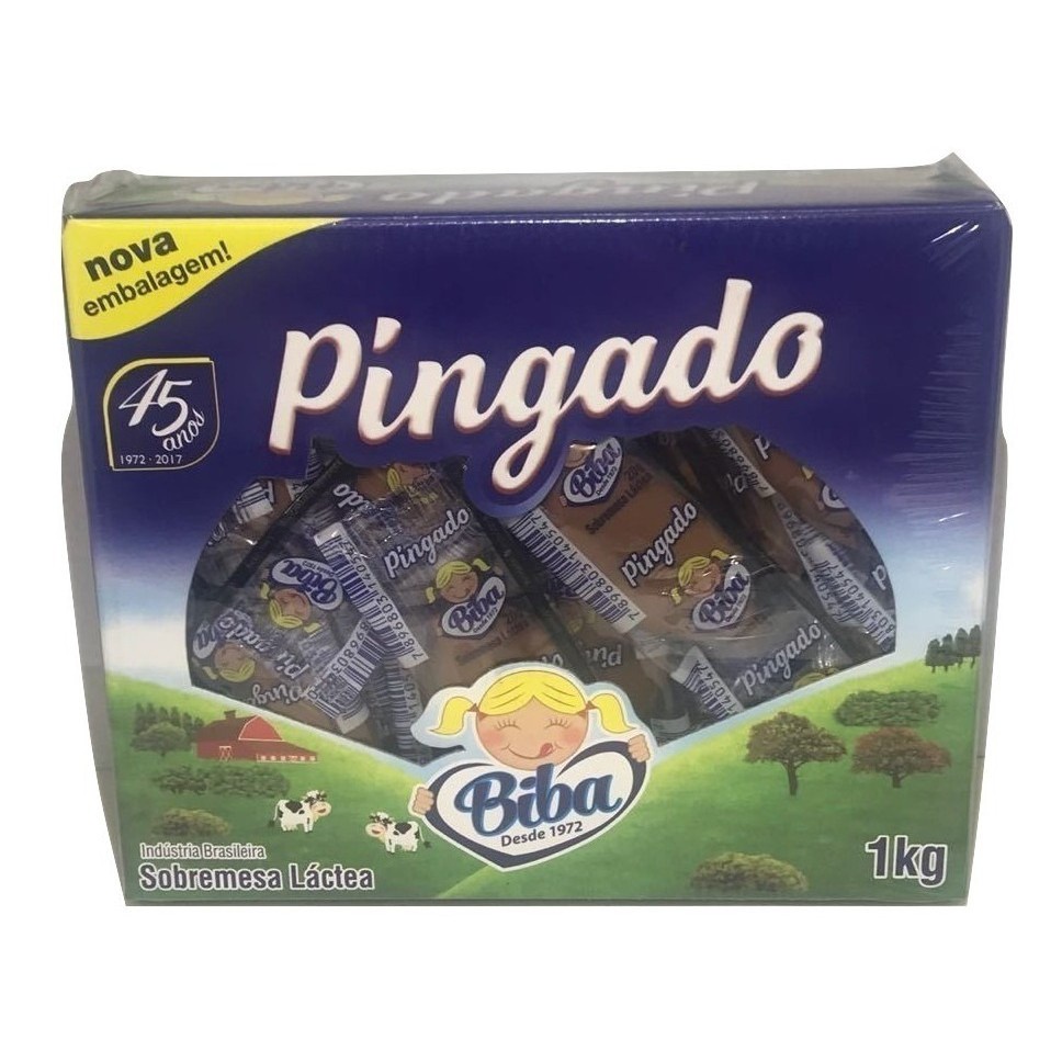Doce Pingado De Leite Embalado Caixa C/50un - Biba | Shopee Brasil