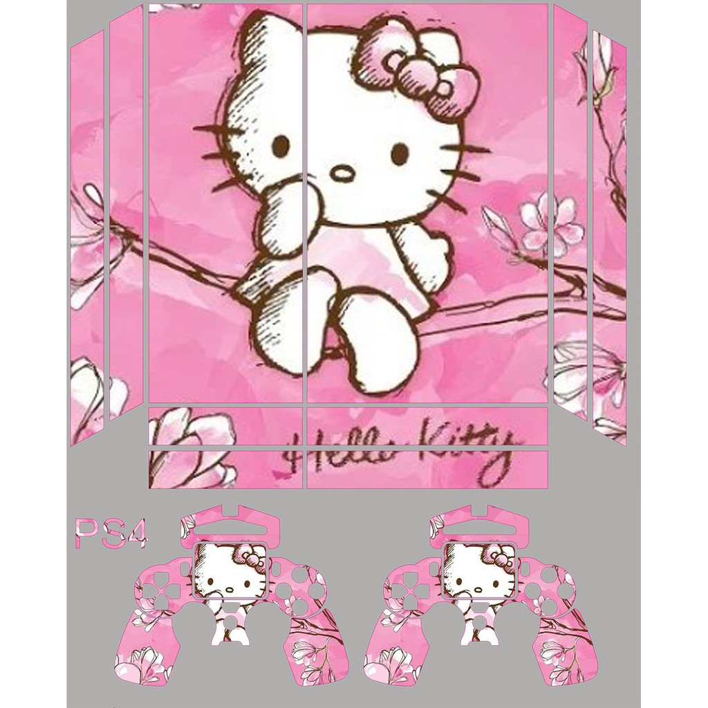 Skin Adesiva PS4 Fat Hello Kitty - (mod.131) | Shopee Brasil