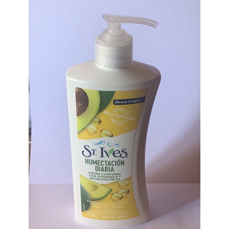 creme corporal St ives vitamina e e abacate 400 ml | Shopee Brasil