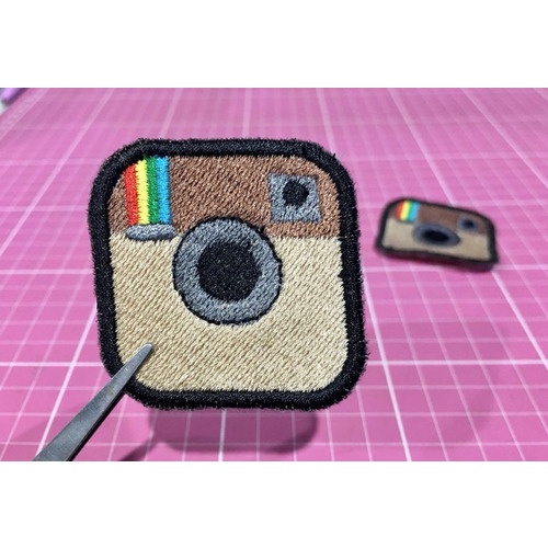 Patch Bordado Instagram - Logo Profissional Original | Shopee Brasil