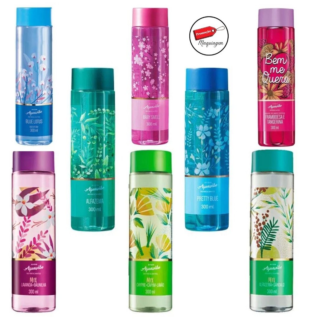 Colônia Body Splash Aquavibe Refrescante Avon 300ml | Shopee Brasil