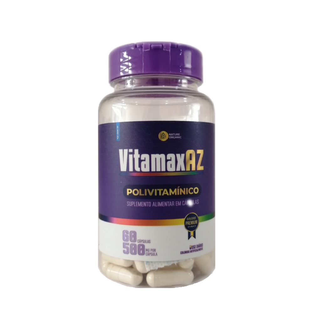 Polivitamínico suplemento alimentar Vitamax AZ multimineral todas ...