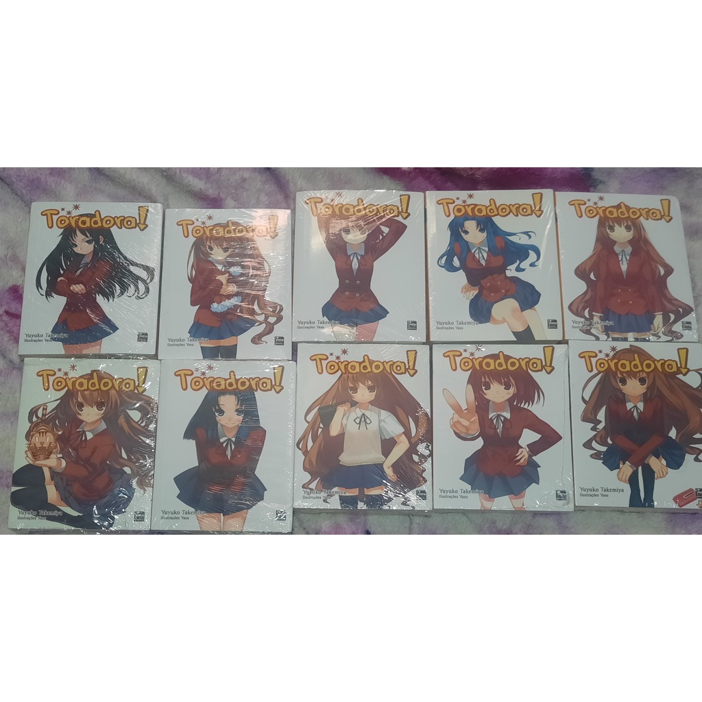 Manga Toradora completo 1 ao 10 (Novel) lacrado - Faz a Boa!