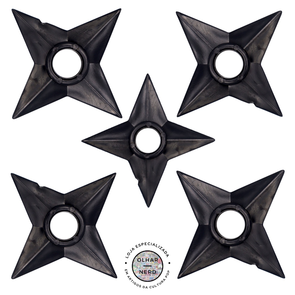 Kit de shurikens Classicas - Naruto - Preta | Shopee Brasil