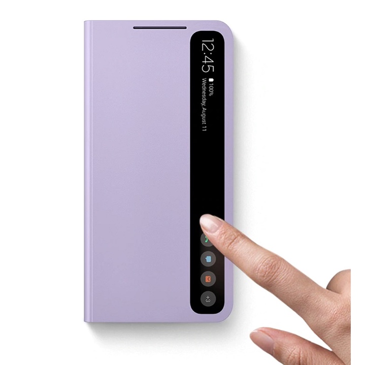 Capa Protetora Original Samsung Galaxy S21+ 5g Smart Clear View Cover | Shopee Brasil