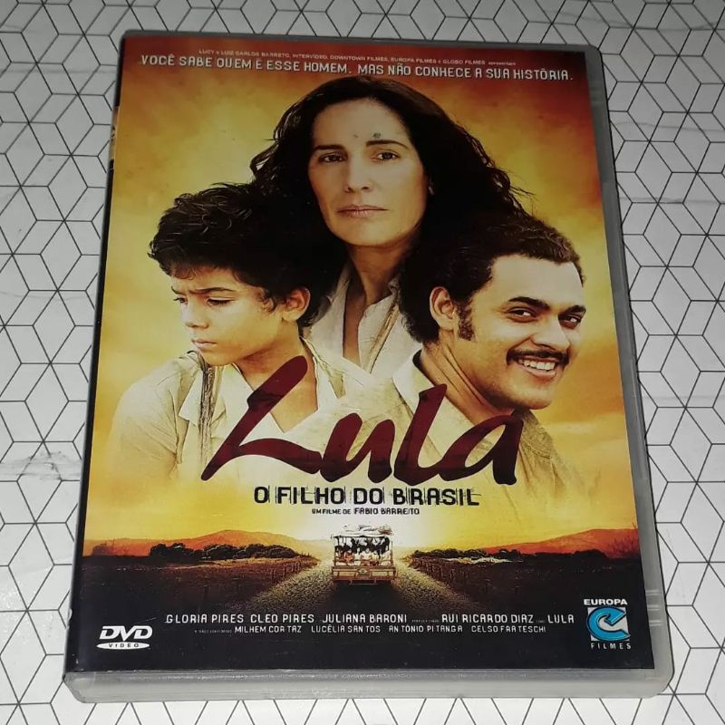 Dvd Original Lula - o filho do Brasil (Glória Pires) | Shopee Brasil