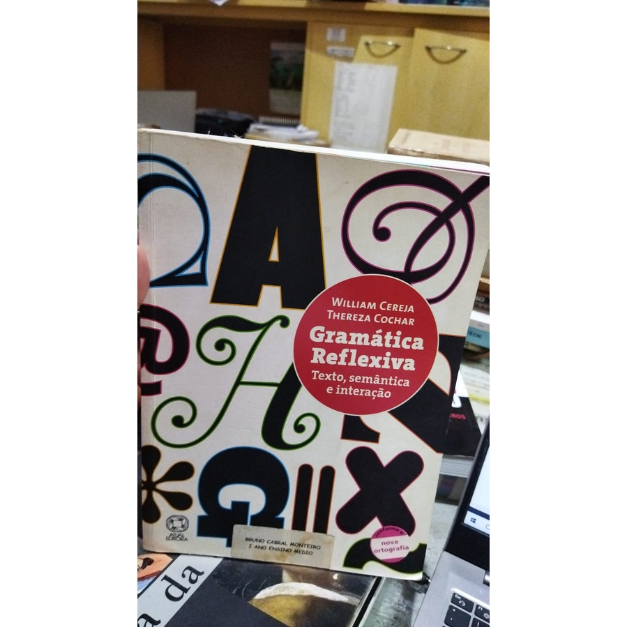 Gramática Reflexiva - William Cereja 3 edição | Shopee Brasil