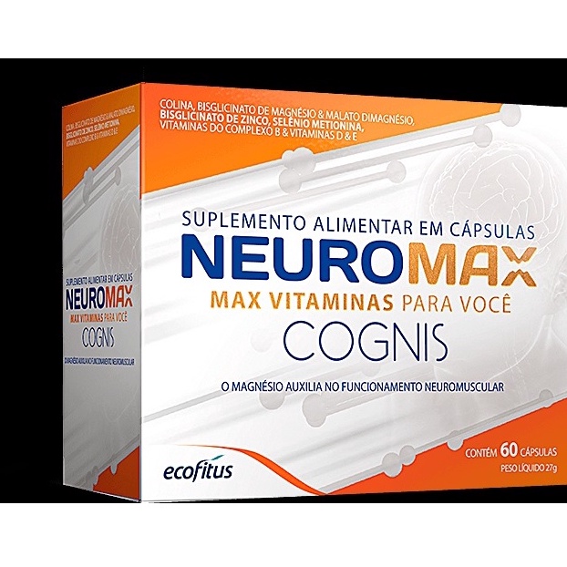 NEUROMAX COGNIS suplemento alimentar em capsulas | Shopee Brasil