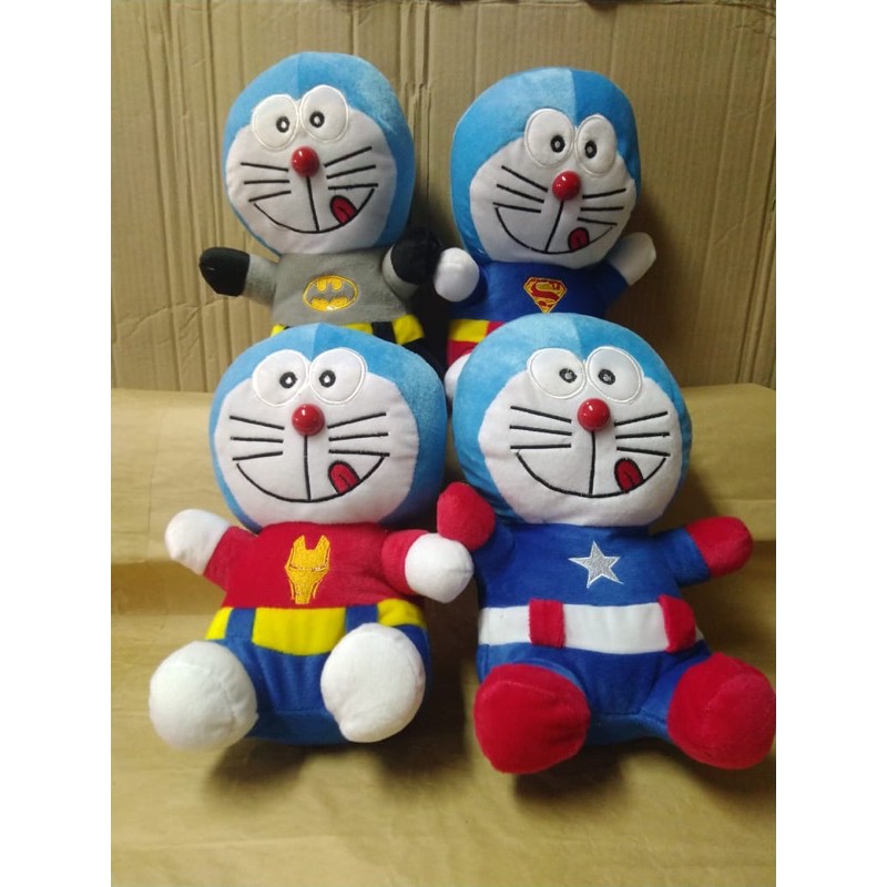 Batman Doraemon Doll SUPERHERO, super-homem, ironman, Capitão Americano ...