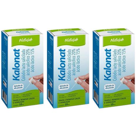 Kalonat - Trata E Remove Calos E Verrugas Solução 10ml (Kit 3 unidades ...