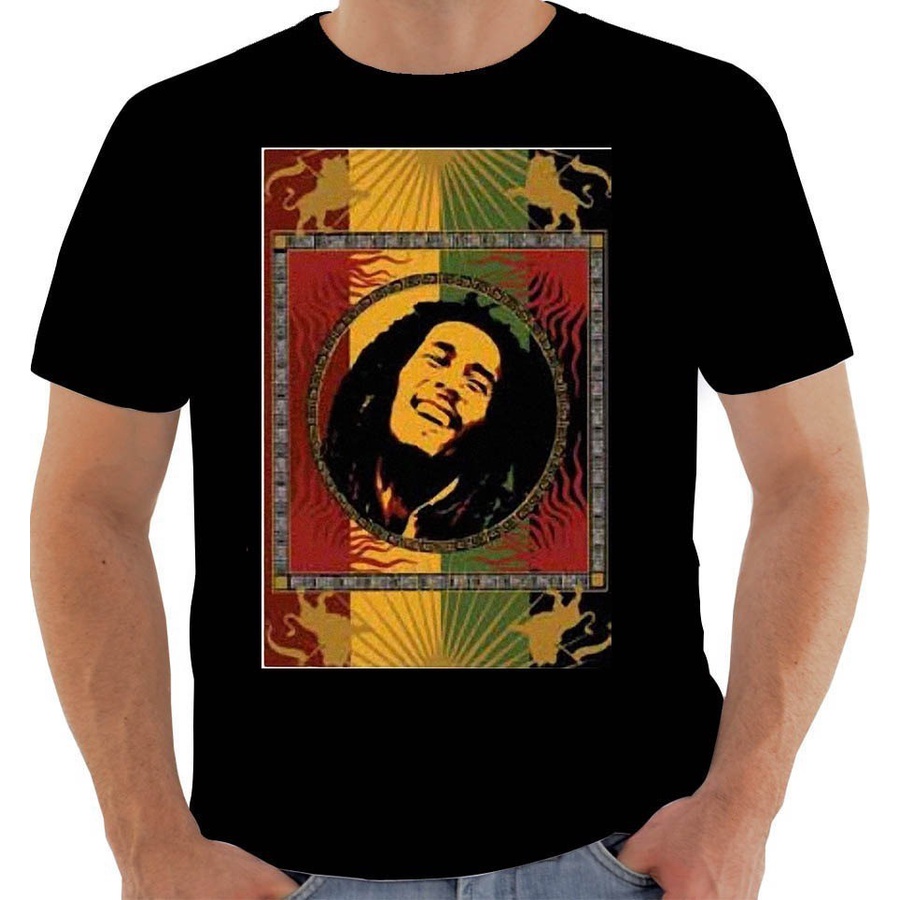 Camiseta Camisa Lc1293 Bob Marley Jamaica Reggae REF:04IJ | Shopee Brasil