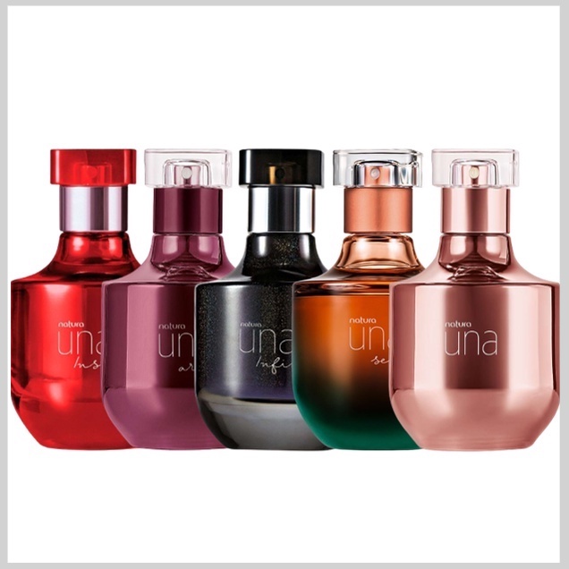 Perfume Natura Una 75 ml Feminino (Senses, Tradicional, Artisan, Blush ...