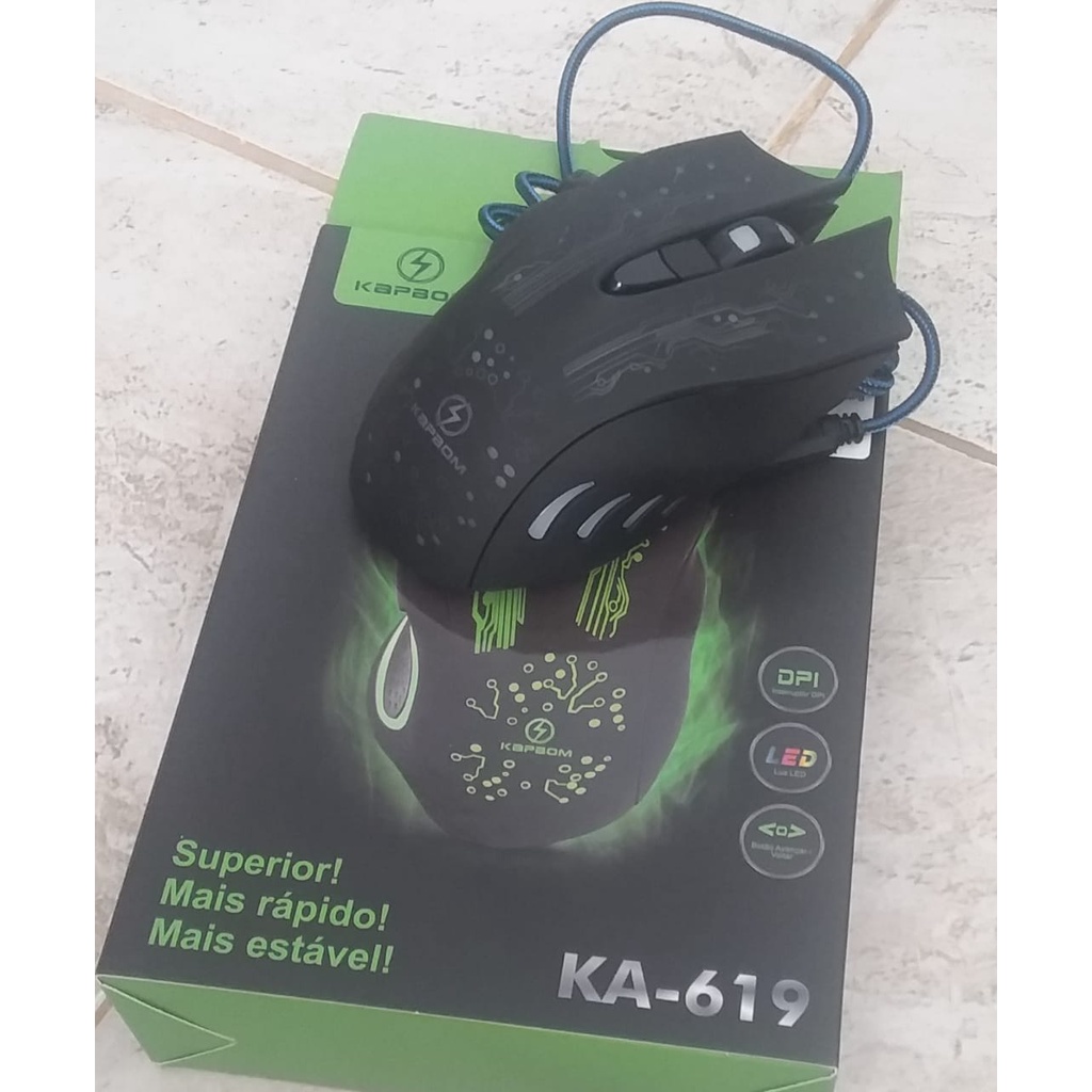 MOUSE GAMER - ÓPTICO PARA JOGOS 2400DPI | Shopee Brasil