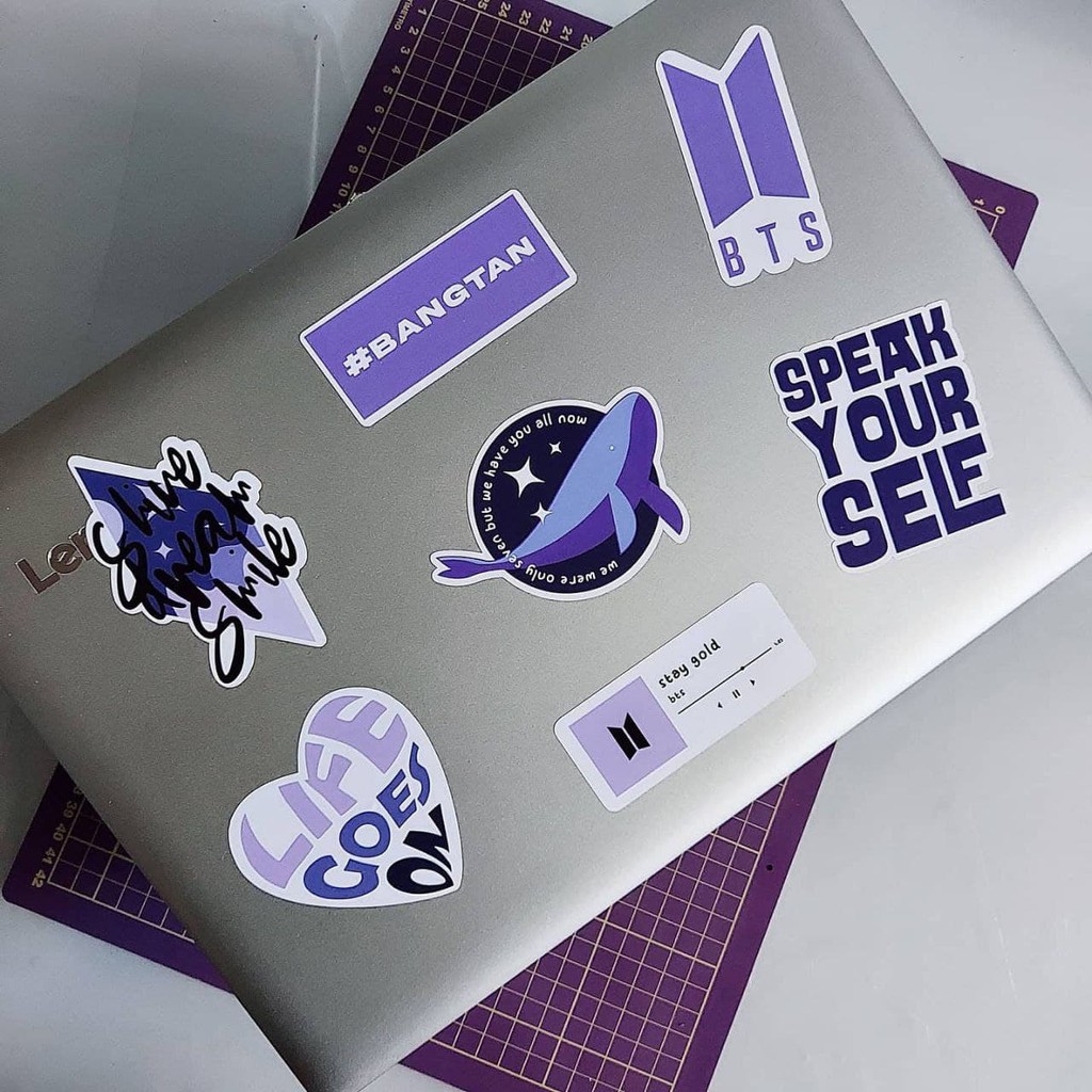 Adesivo Notebook BTS: Purple You - KPOP - Escorrega o Preço
