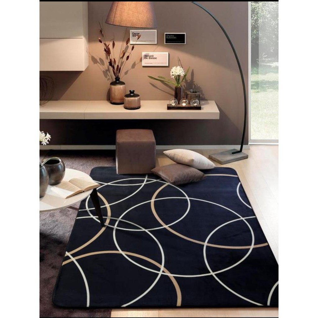 Tapete Flanel para sala VARIOS MODELOS | Shopee Brasil