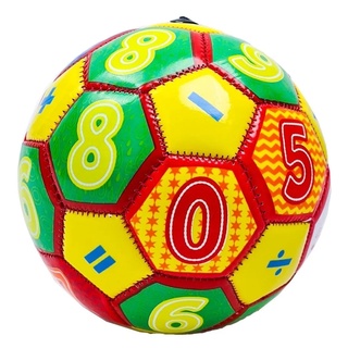 Mini Bola de Futebol Infantil Matemática Números Macia | Shopee Brasil