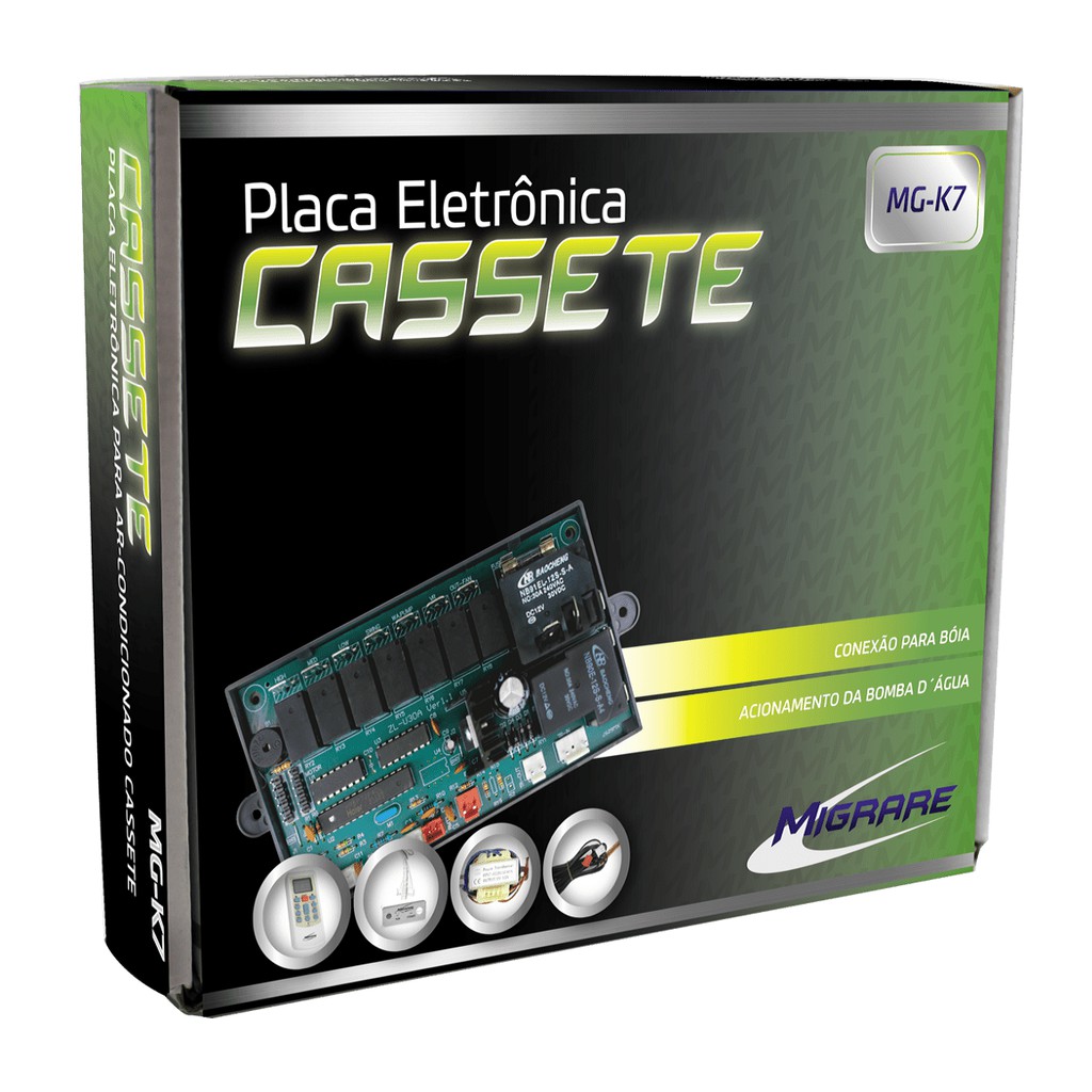 Placa Cassete K7 Universal Mg-k7 Kit Completo C/ Controle | Shopee Brasil