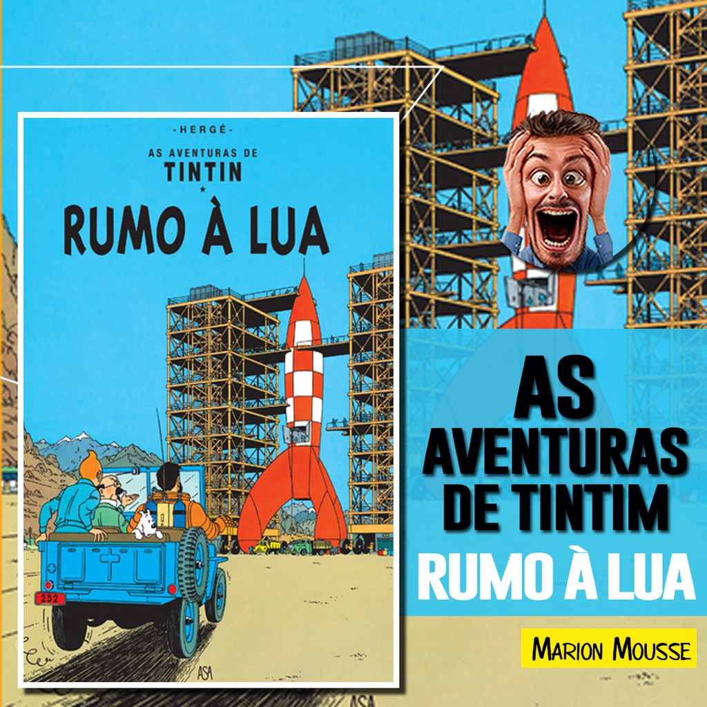 As Aventuras de Tintin - Rumo à Lua | Shopee Brasil